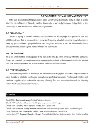 Group Dynamics - boundary dynamics of groups by Derek Hendrikz | PDF