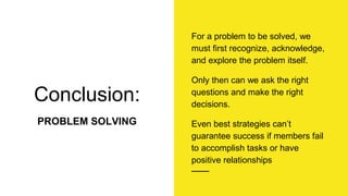 Group Problem Solving and Decision Making | PPTX