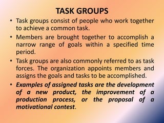 Group dynamics and Teams | PPTX