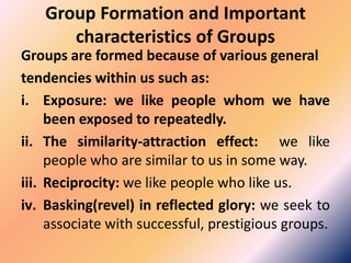 Group dynamics and Teams | PPTX