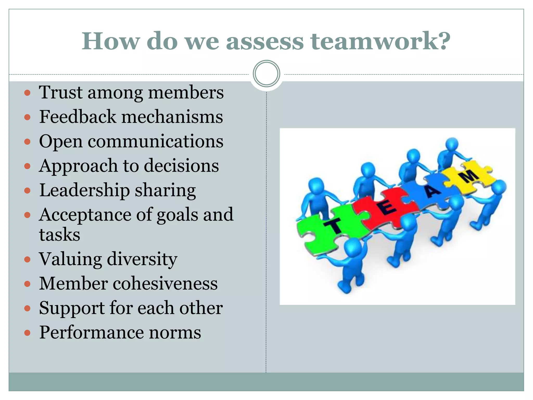 Group dynamics and teamwork | PPTX