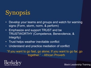 Group Dynamics Conflict | PPTX