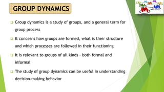 Group Dynamics of Consumer Behavior | PPTX