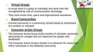 Group Dynamics of Consumer Behavior | PPTX