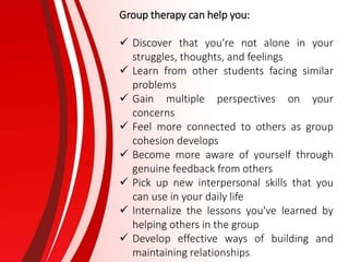 Group Dynamics & Counseling | PPTX