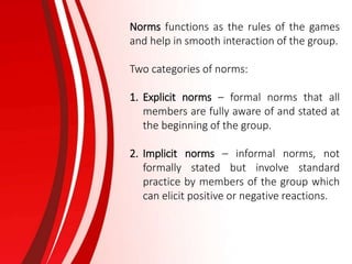 Counseling Group Norms