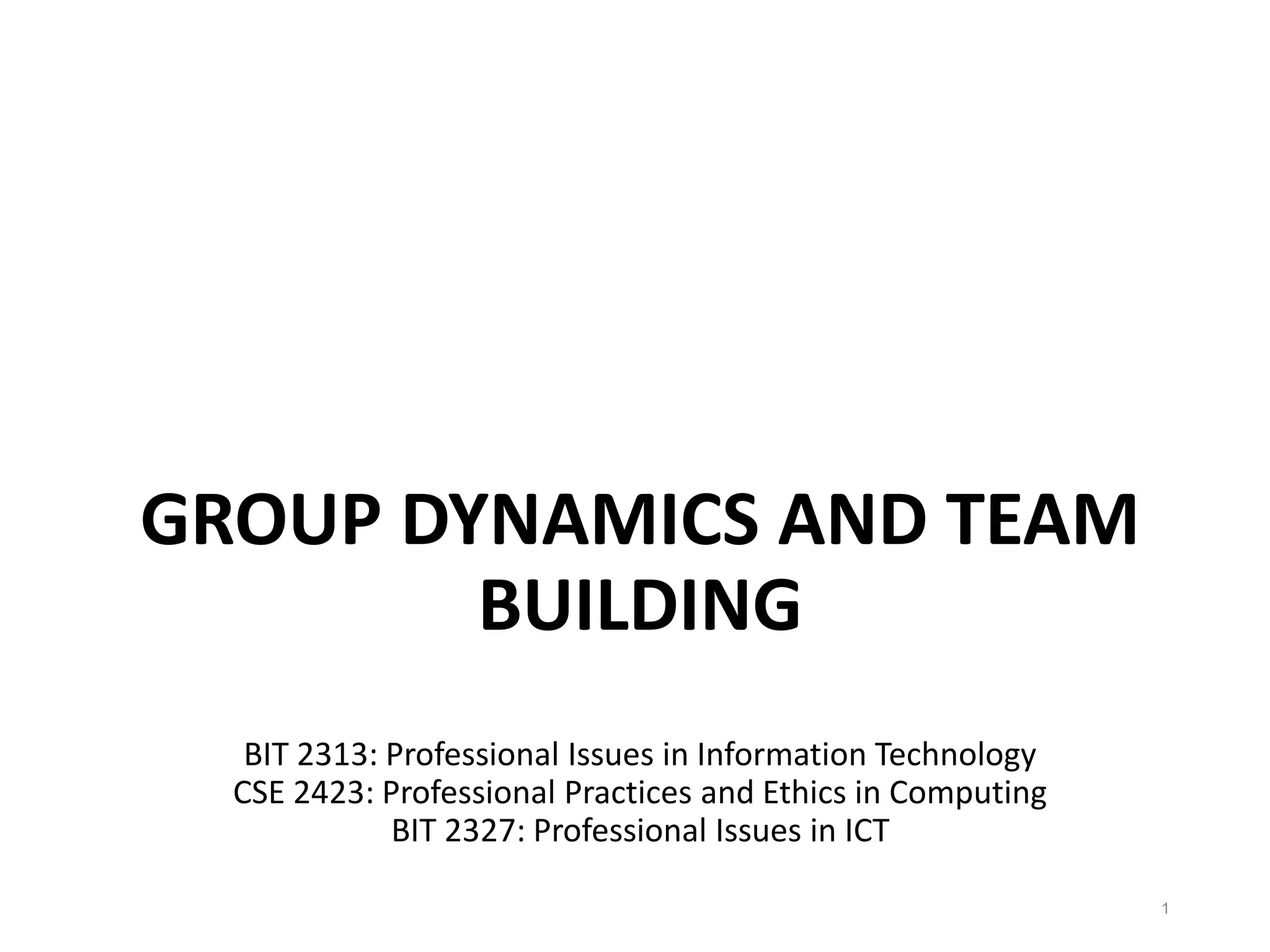 Group Dynamics for Lesson 3.ppt