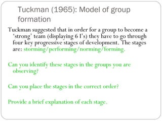 Group dynamics III | PPT