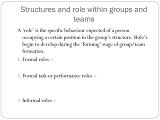 Group dynamics III | PPT