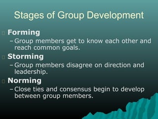 Group dynamics ppt by shantanu arora | PPT