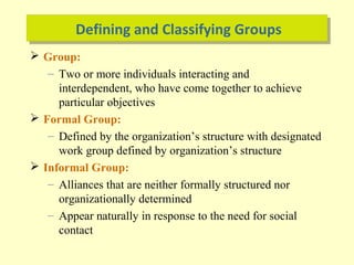 Group dynamics short | PPT