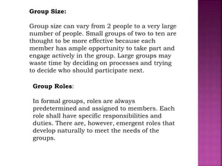 Group dynamism | PPTX
