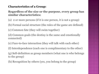 Group dynamism | PPTX