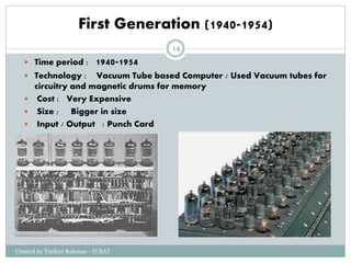 History and Generation of Computer | PPTX