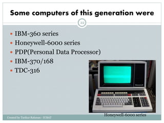 History and Generation of Computer | PPTX | Computing | Technology ...