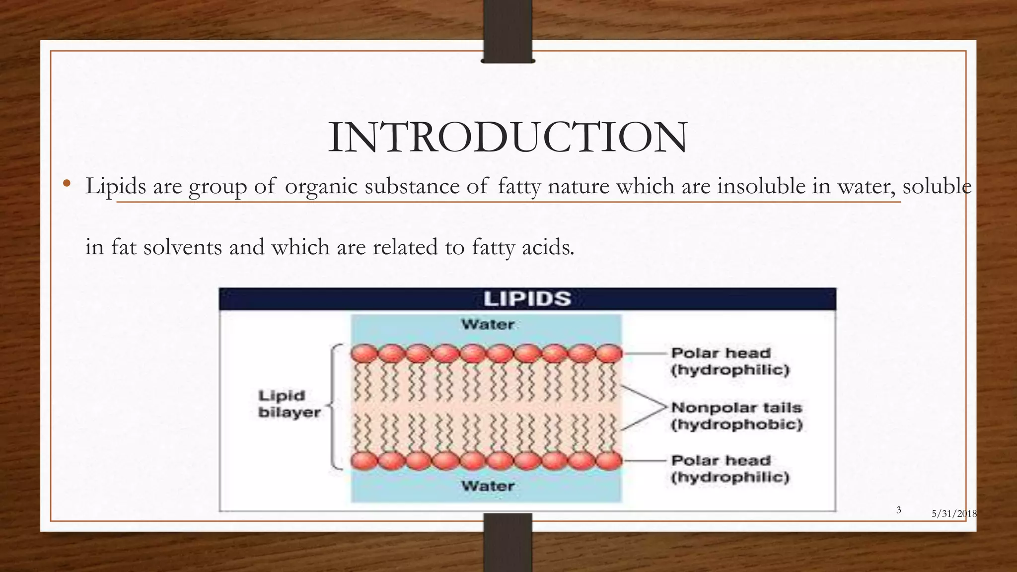 LIPID PROFILE: VARIATIONS PREDISPOSING TO COMMON CLINICAL DISORDER | PPTX