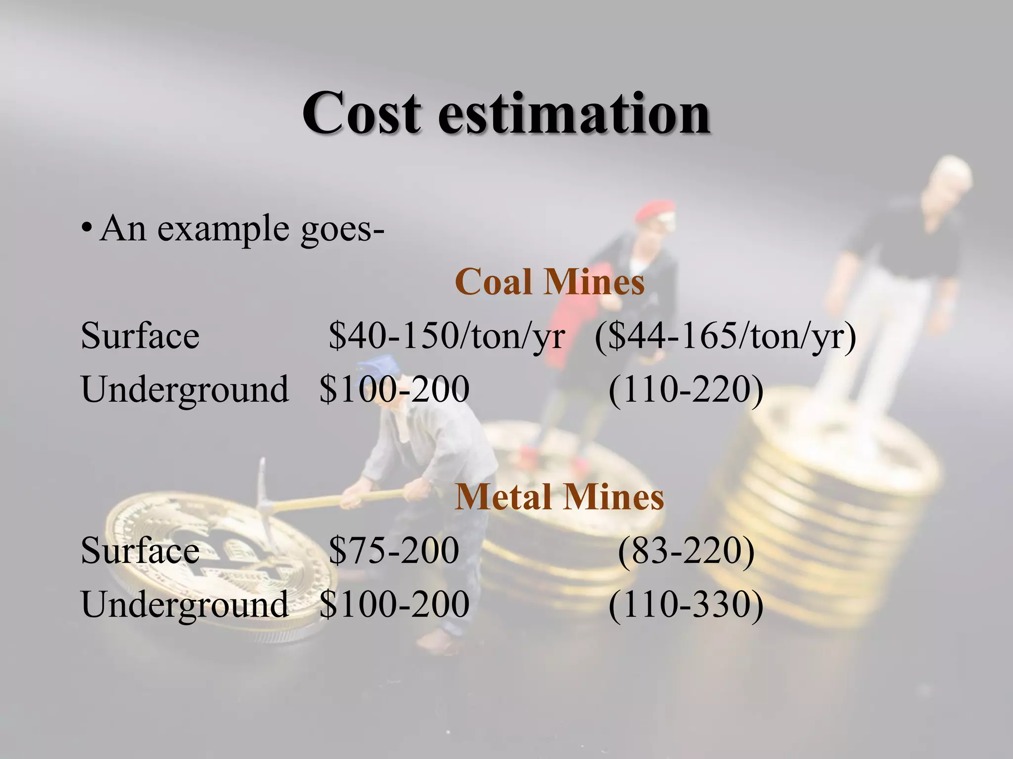 Stages of mining Development and Exploitation | PDF