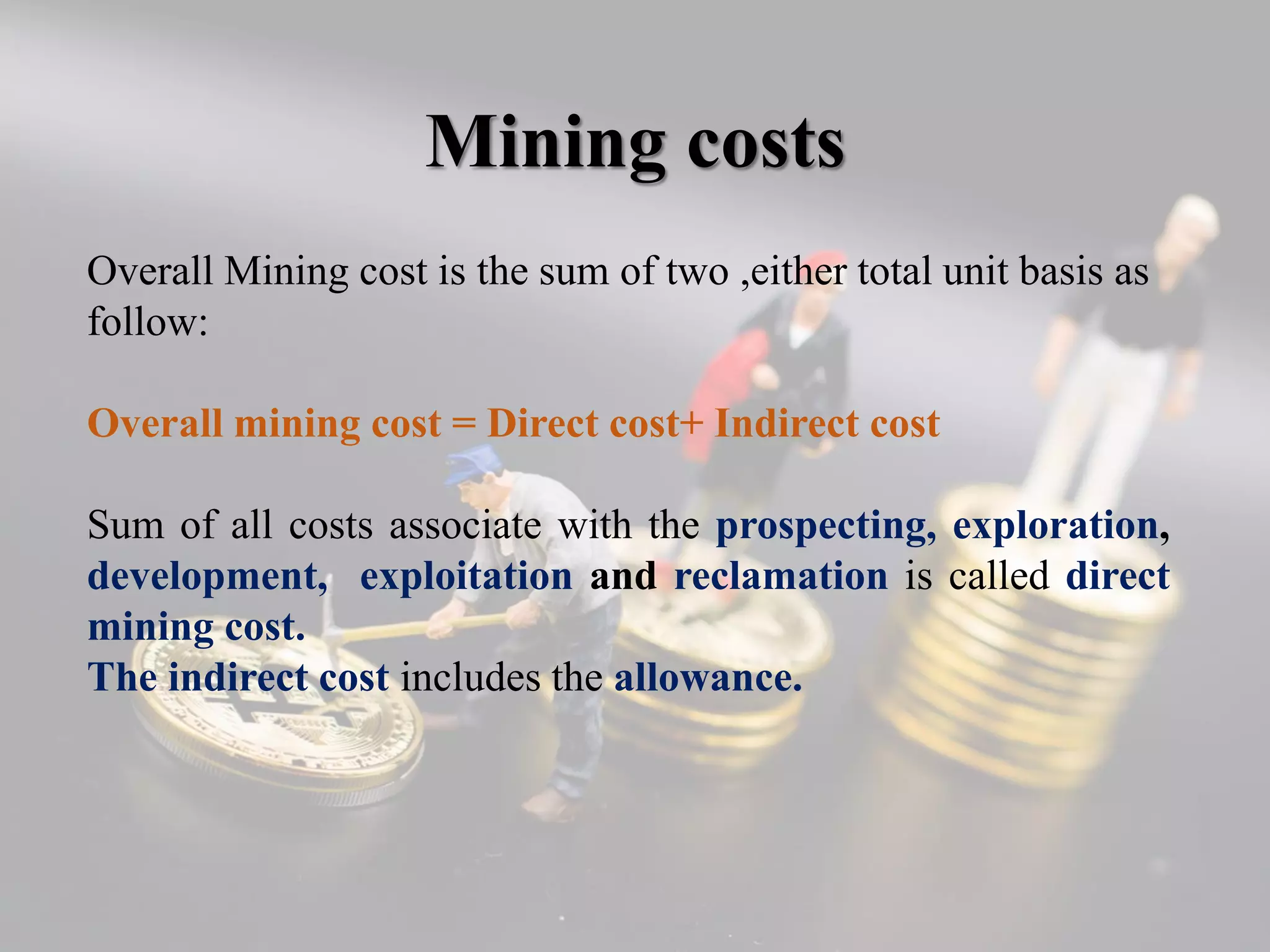 Stages of mining Development and Exploitation | PDF