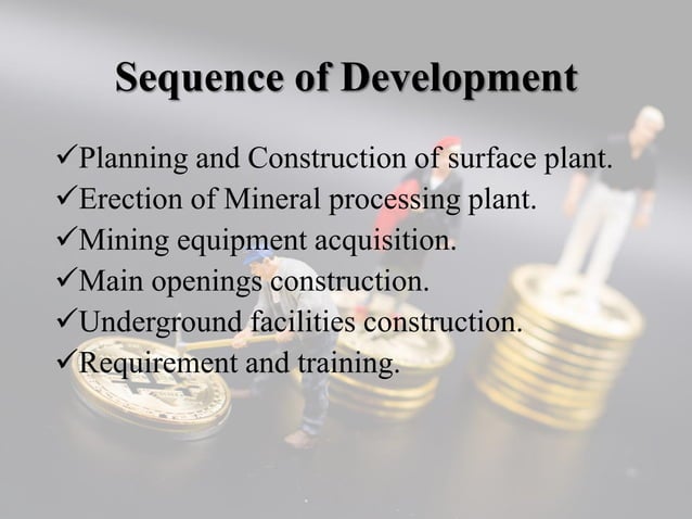 Stages of mining Development and Exploitation | PDF