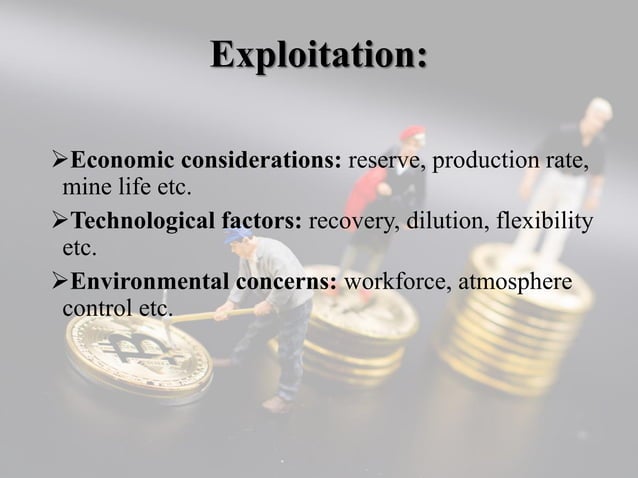 Stages of mining Development and Exploitation | PDF
