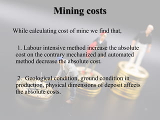 Stages of mining Development and Exploitation | PDF