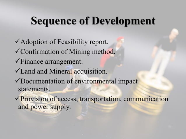 Stages of mining Development and Exploitation | PDF