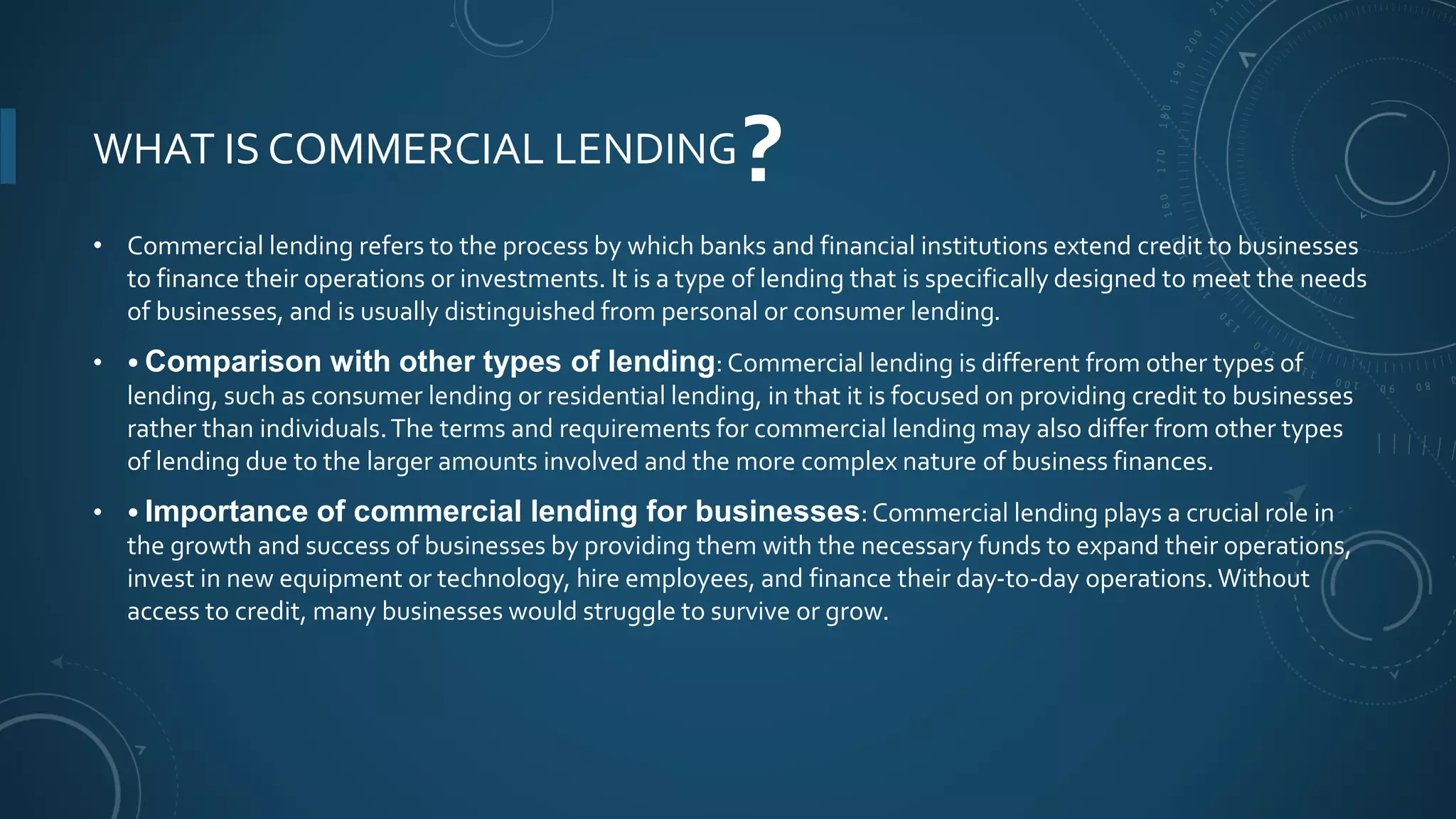 Commercial Lending By Banks.pptx