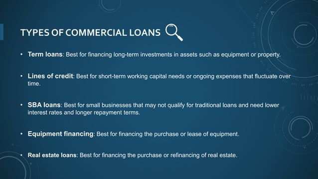 Commercial Lending By Banks.pptx