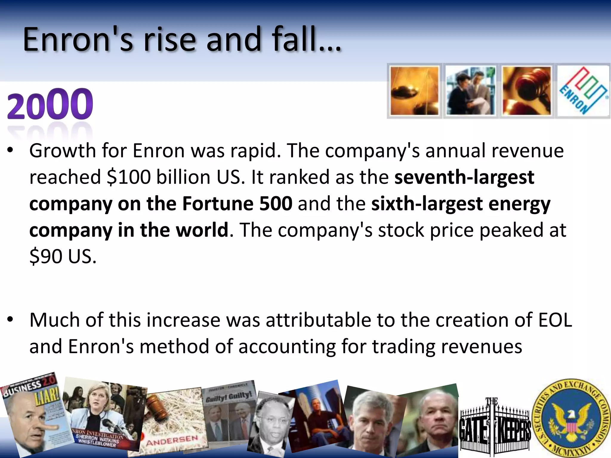 Enron - Corporate Governance - Scandal - Nesr | PPTX