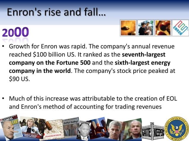 Enron - Corporate Governance - Scandal - Nesr | PPTX