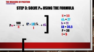 PERCENTILE RANK | PPTX
