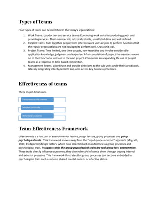 Group effectiveness | PDF