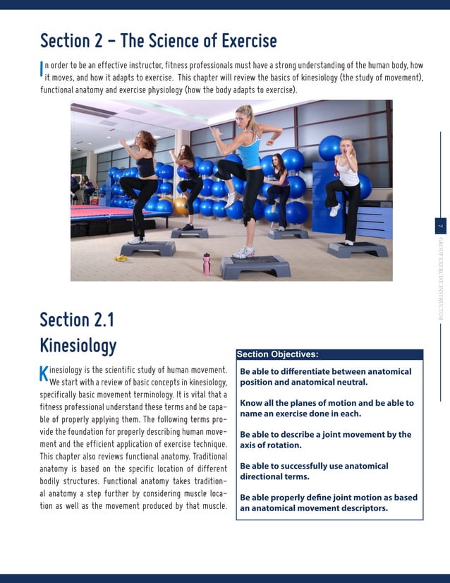 Group Exercise Instructor Certification Manual | PDF