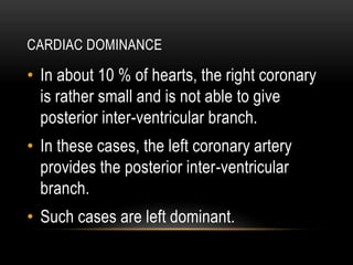CORONARY CIRCULATION | PPTX