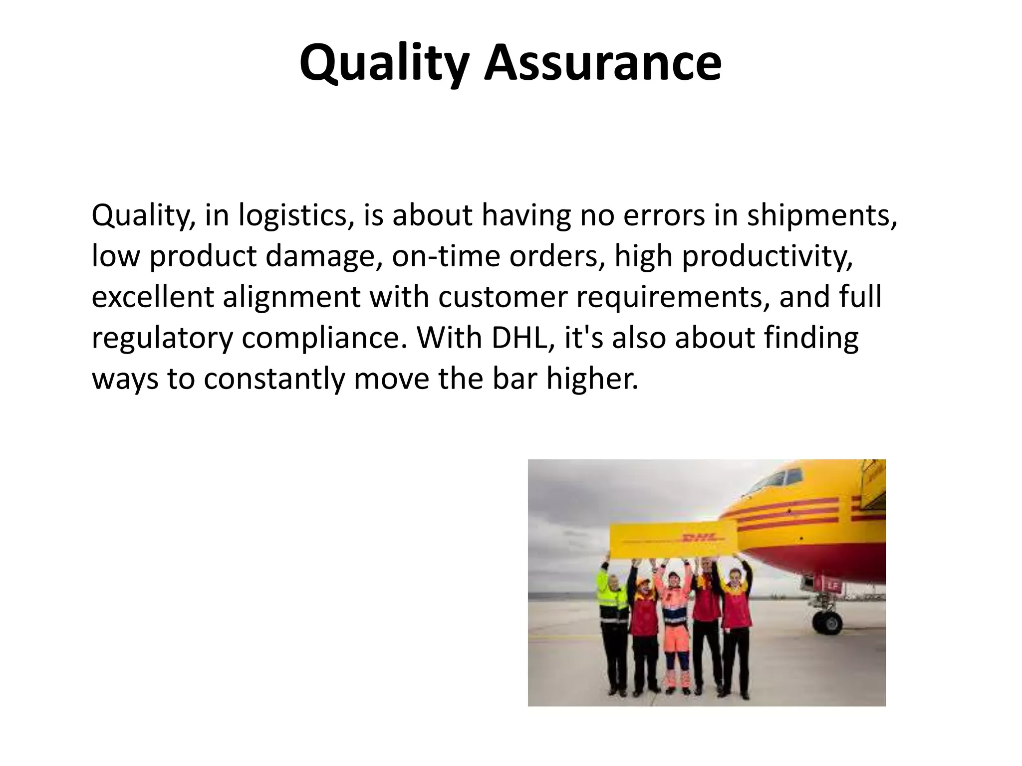 Total Quality Management of DHL | PPTX