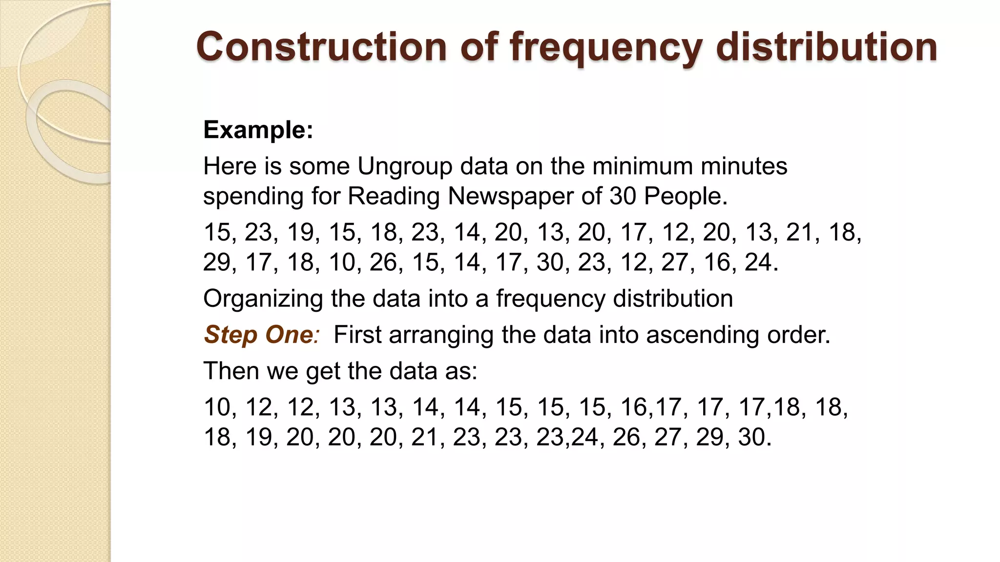 frequency distribution & graphs | PPTX
