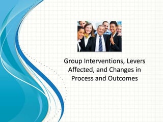 Group facilitation: A framework for diagnosing, implementing and ...