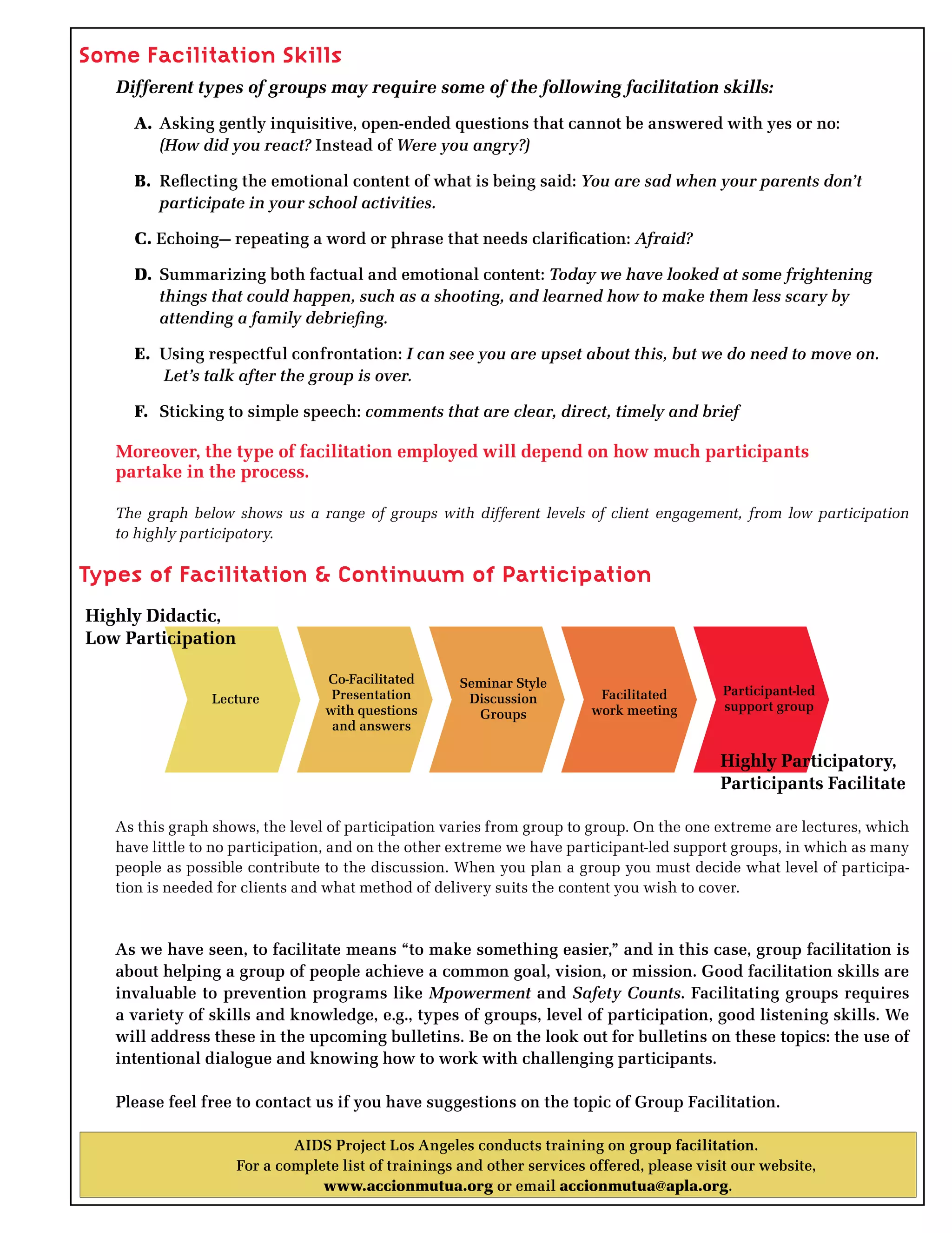 Group facilitation types_of_groups | PDF