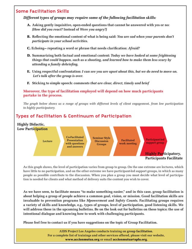 Group facilitation types_of_groups | PDF