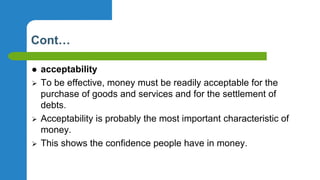 chapter 15 money and the financial system | PPTX