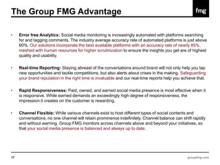 Social Media Value Proposition - Group FMG | PPTX
