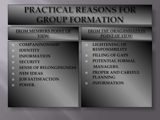 Group formation | PPTX