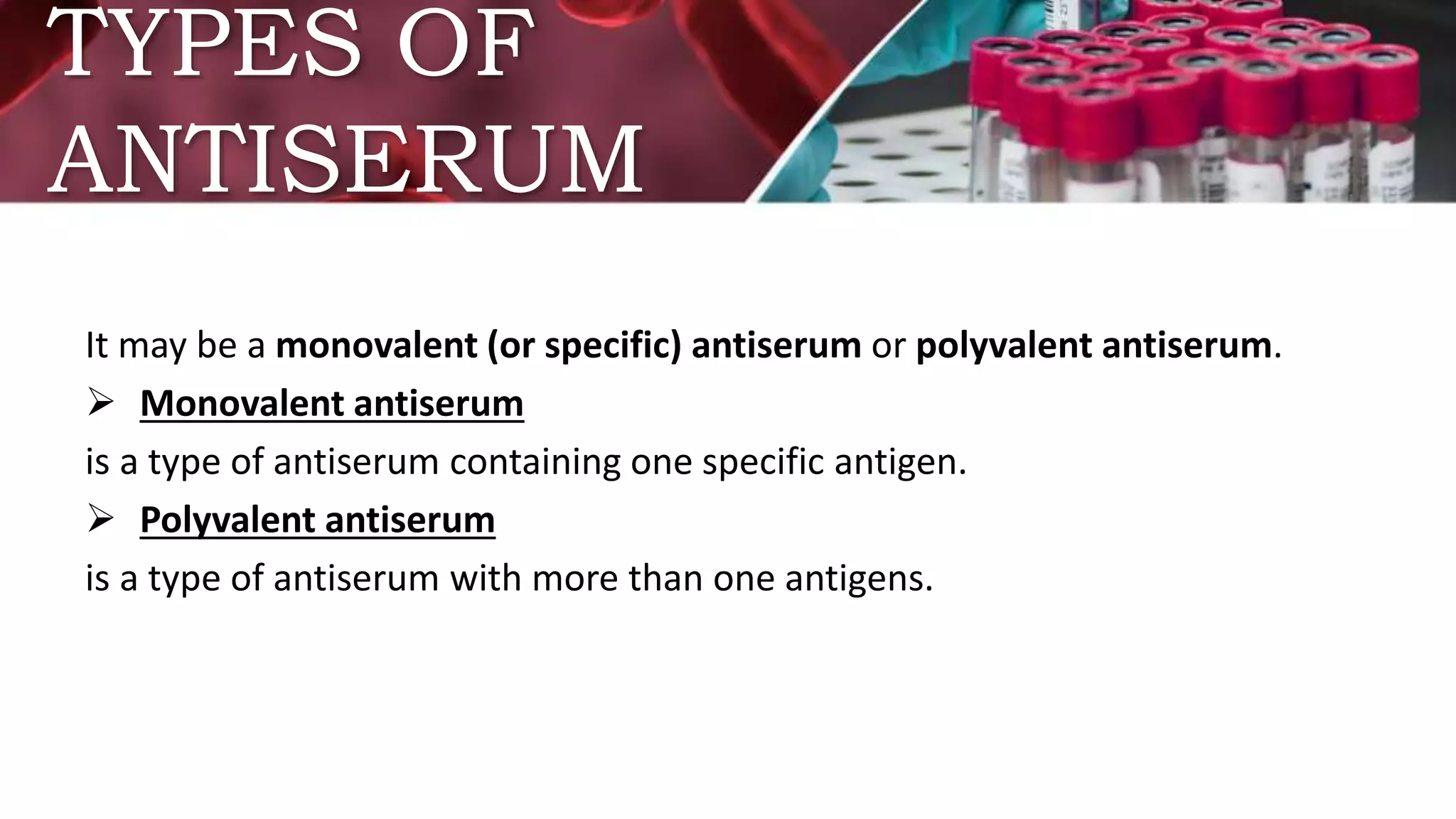 antiserum by samawia iqbal | PPTX