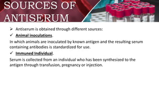 antiserum by samawia iqbal | PPTX