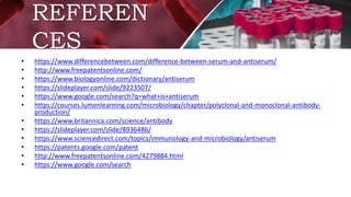 antiserum by samawia iqbal | PPTX