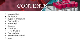 antiserum by samawia iqbal | PPTX