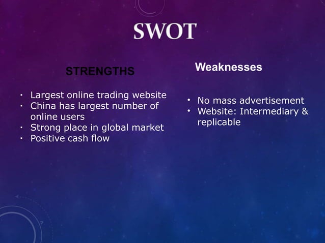 Ali baba e- business.pptx | Internet | Computing