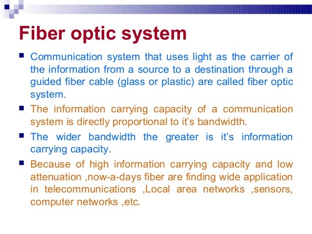 optical fiber ppt
