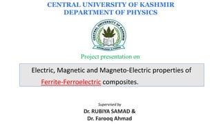 multiferrioc materials in material science ppt | PPTX