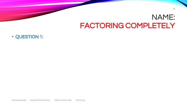Factoring Strategies | PPT | Free Download
